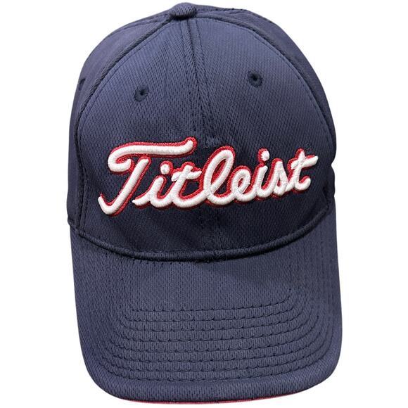 Titleist | Accessories | Titleist New Era Golf Hat M L Fitted Navy Blue ...